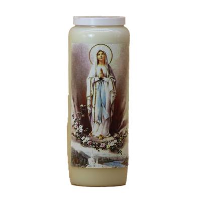 Bougie Neuvaine Notre Dame de Lourdes - Rituel Réaliser des Miracles